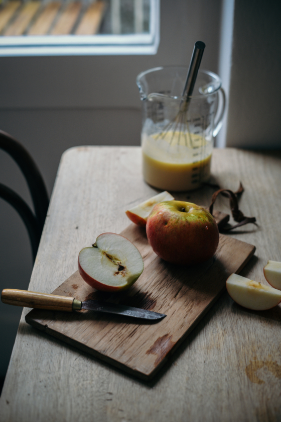 Chocolate Chip Chestnut Apple cake | In the mood for food