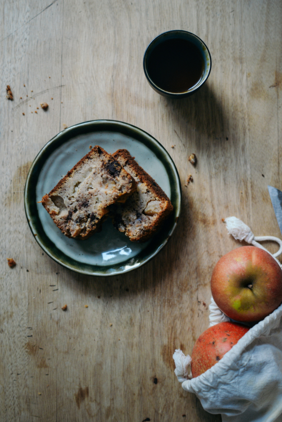 Chocolate Chip Chestnut Apple cake | In the mood for food